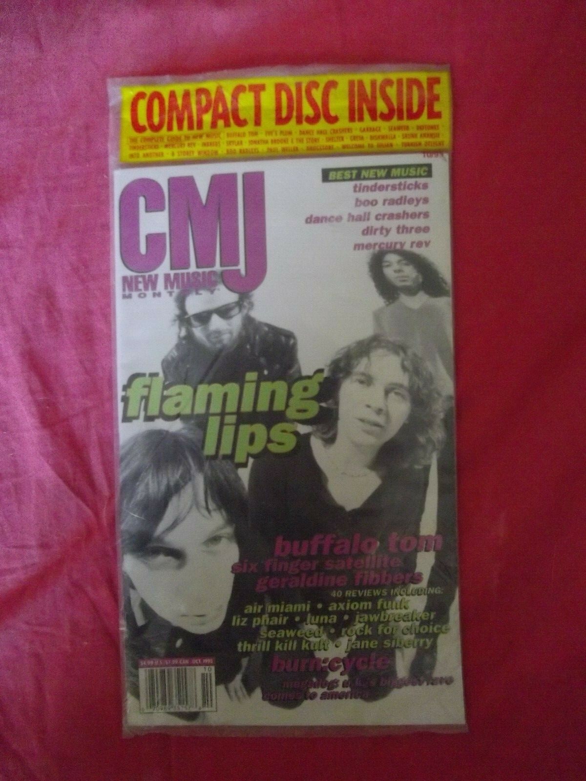 The Flaming Lips CMJ new music monthly October 1995 SEALED with cd | eBay