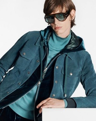 Tom Ford BUTTERY SUEDE WESTERN BLOUSON TFL858- With Tags- RRP$12,500 ...