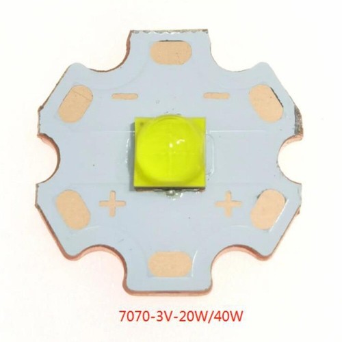 20W 40W LED Chip 7070 High Power LED White 20mm Copper Base Replace DIY ...