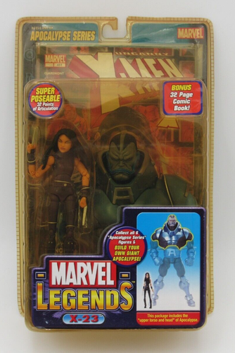 Marvel Legends X-23 Purple Apocalypse Series Figure w/ Comic BAF Toy ...