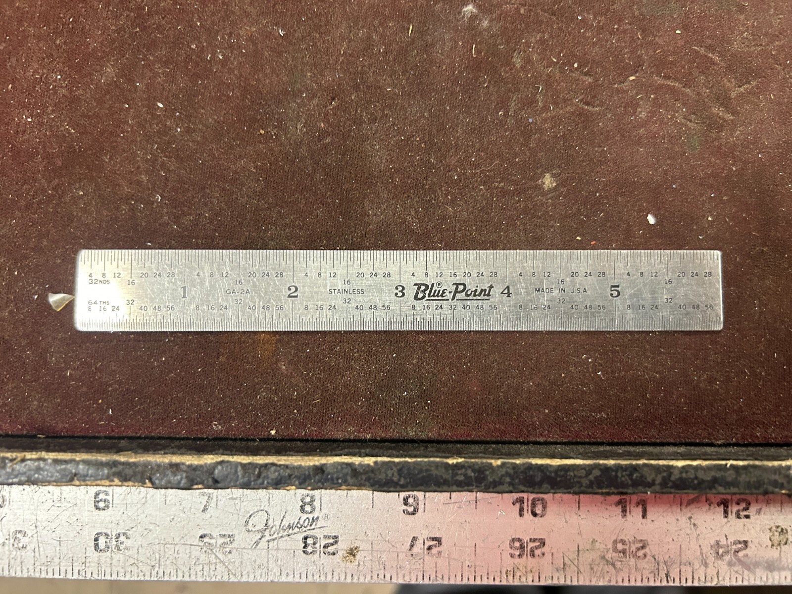 MACHINIST DrW TOOLS LATHE MILL Machinist Blue Point Steel Ruler Snap On ...