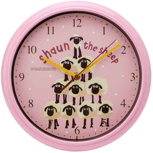 ALIAS Shaun the Sheep Wall Clock Analog Silent Continuous Second Hand ...
