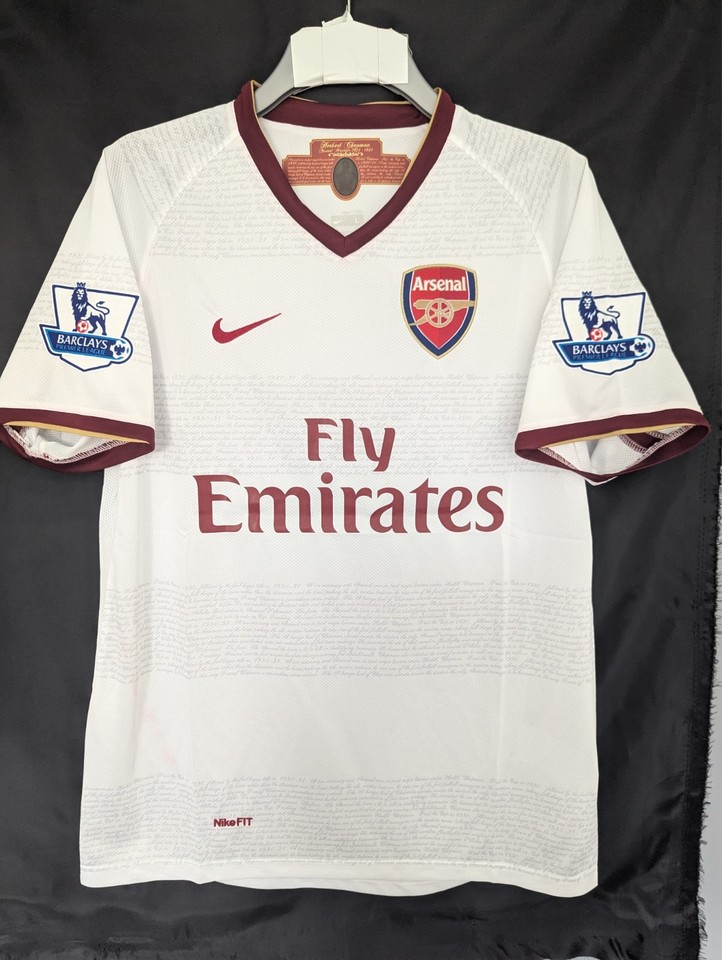 FABREGAS 4 Arsenal Shirt 2007/2008 AWAY CESC FABREGAS 4 SIZE LARGE GC ...