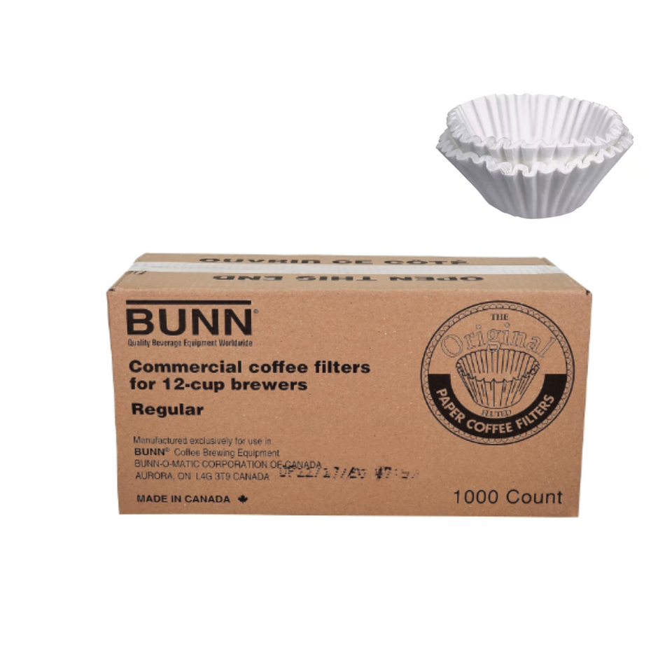 BUNN 12-Cup Commercial Coffee Filters (20115.000), 1000 Count, White | eBay