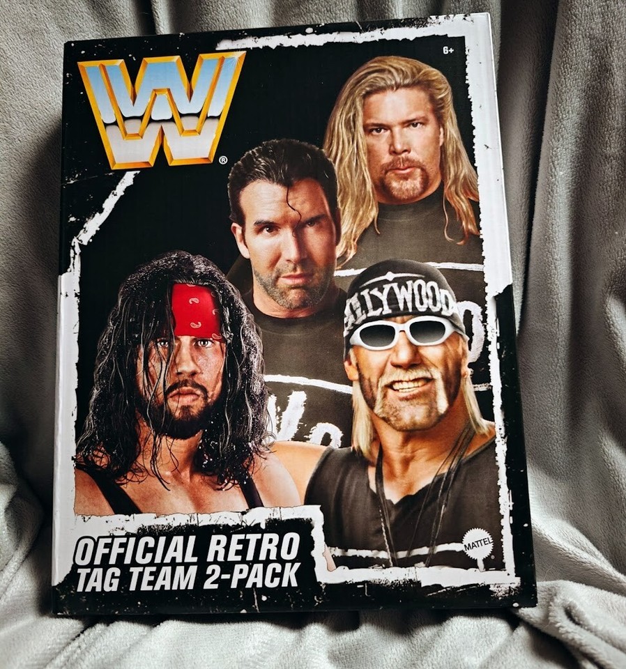 Mattel: WWE Official Retro Tag Team 2-PACK NWO + HOGAN + HALL + NASH ...