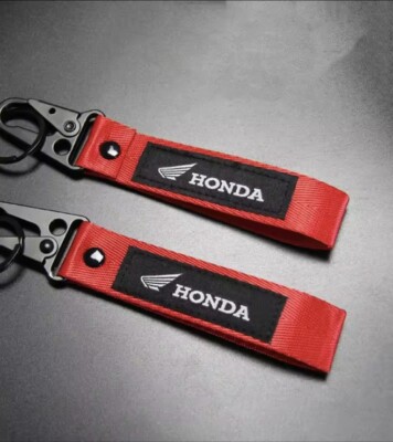 HRC Honda Key Chain Lanyard Durable Key Strap Motorcycle Keyring for ...