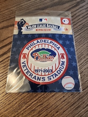 Philadelphia Phillies Veterans Stadium Patch 1971 2003 Final Season MLB ...