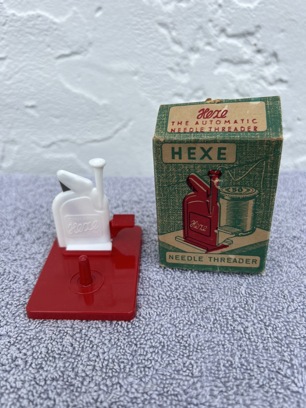 Vintage Made in Germany Hexe Needle Threader in original box | eBay