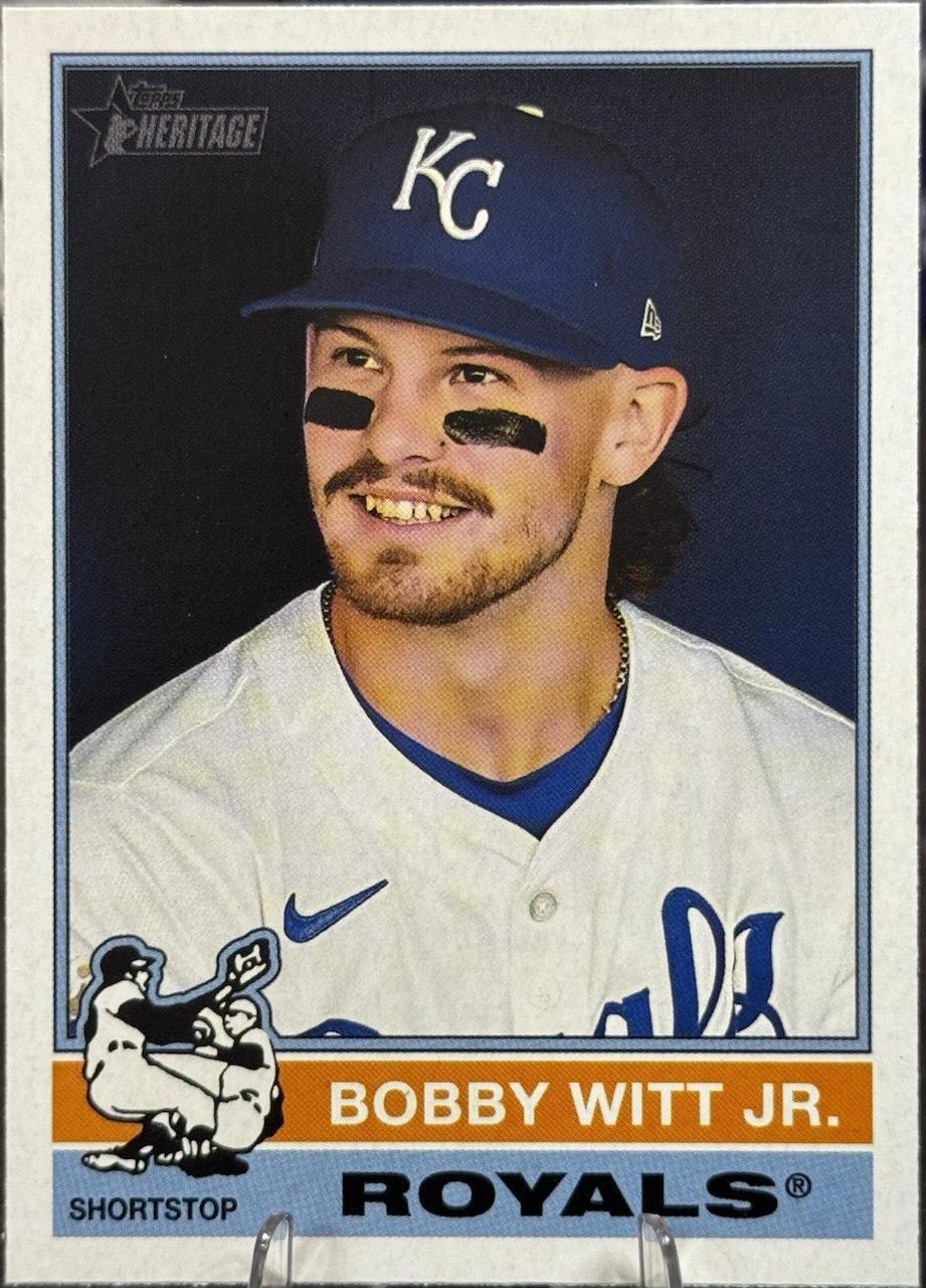 2025 Topps Heritage - Alternate Cartoon Variation Bobby Witt Jr. #92 ...