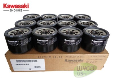 *NOT AFTERMARKET*12 KAWASAKI OIL FILTERS FS481V,FS541V,FS600V FS651V ...