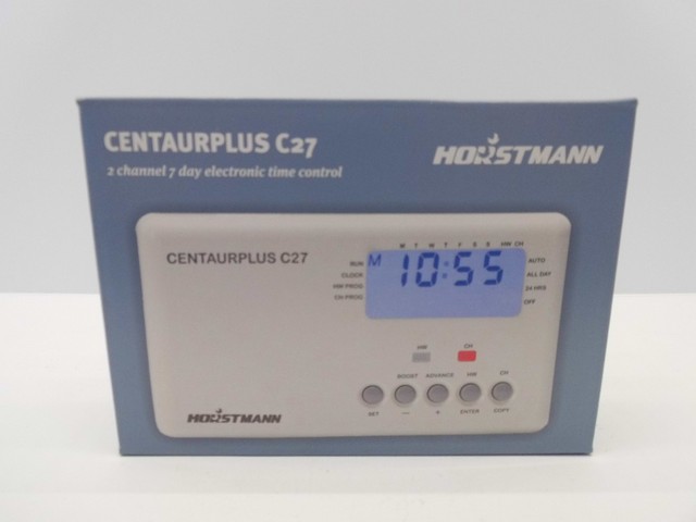Horstmann Centaurplus C27 2-Channel Electronic Programmer - White for ...
