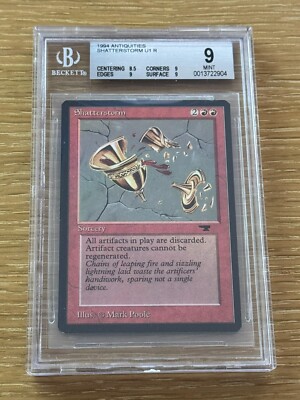 MTG Antiquities Shatterstorm BGS 9 Mint | eBay