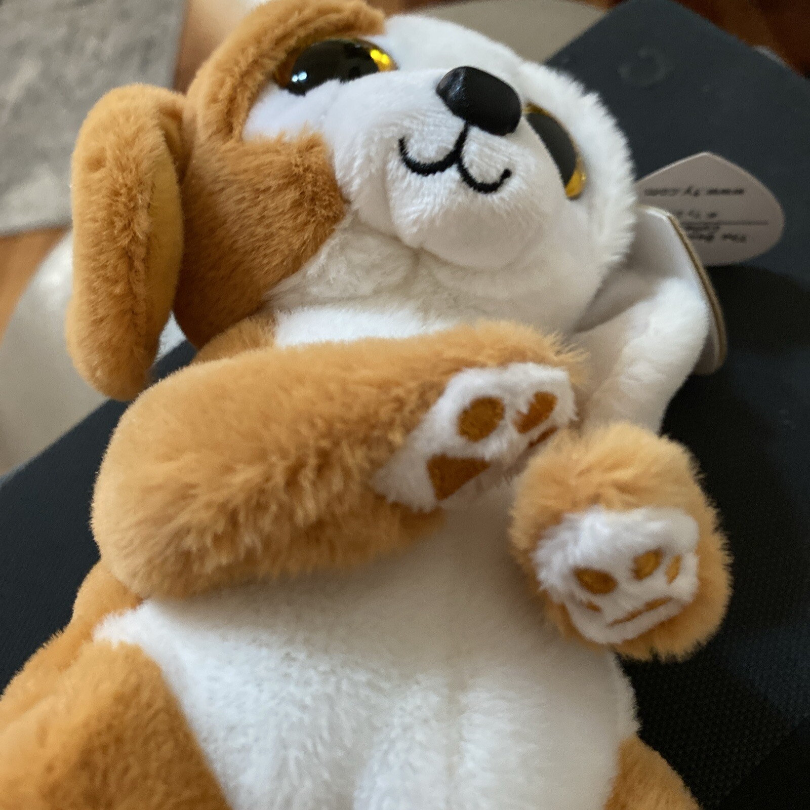 Ty Toys Beanie Baby Brown and White Dog Ruggles - 15 CM (2009302) for ...