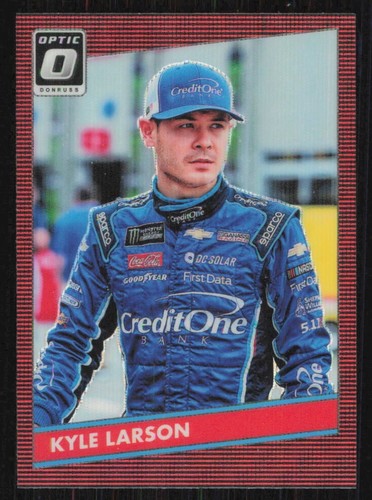 2019 Donruss Optic KYLE LARSON Red Wave NASCAR Racing card #80 | eBay