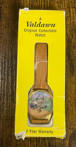Valdawn Collectible Watch ~ 1991 Warner WILE E. COYOTE & ROADRUNNER ...