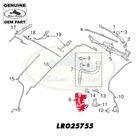 LAND ROVER WASHER RESERVOIR RANGE EVOQUE DISCOVERY SPORT LR025755 OEM ...