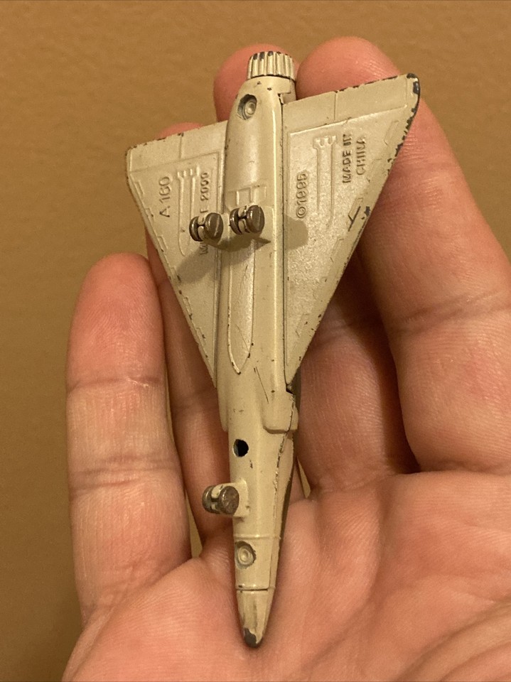 Vintage 1995 French Dassault MIRAGE 2000 Fighter Jet Diecast Metal ...