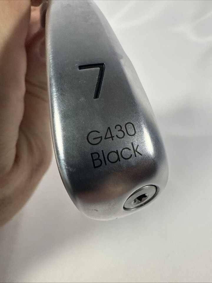 Ping G430 White Porflex 7 Iron Demo Head Black Dot Head Only RH | eBay