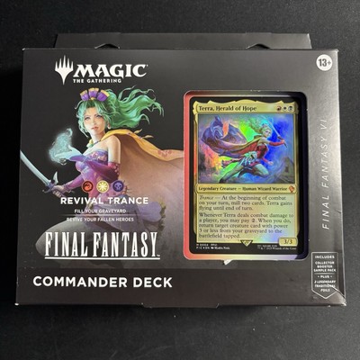 MTG x Final Fantasy: Terra Revival Trance Commander Deck - Sealed | eBay