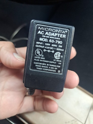 Micronta Quartz Lcd 24hr Alarm Clock Vintage Plug In Or Battery ...