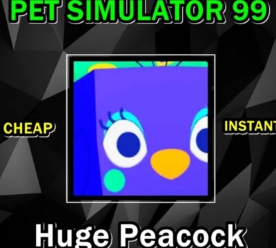 Pet Simulator 99 - Huge Peacock + FREE 509k GEMS💎 - Pet Sim 99 - PS99 ...