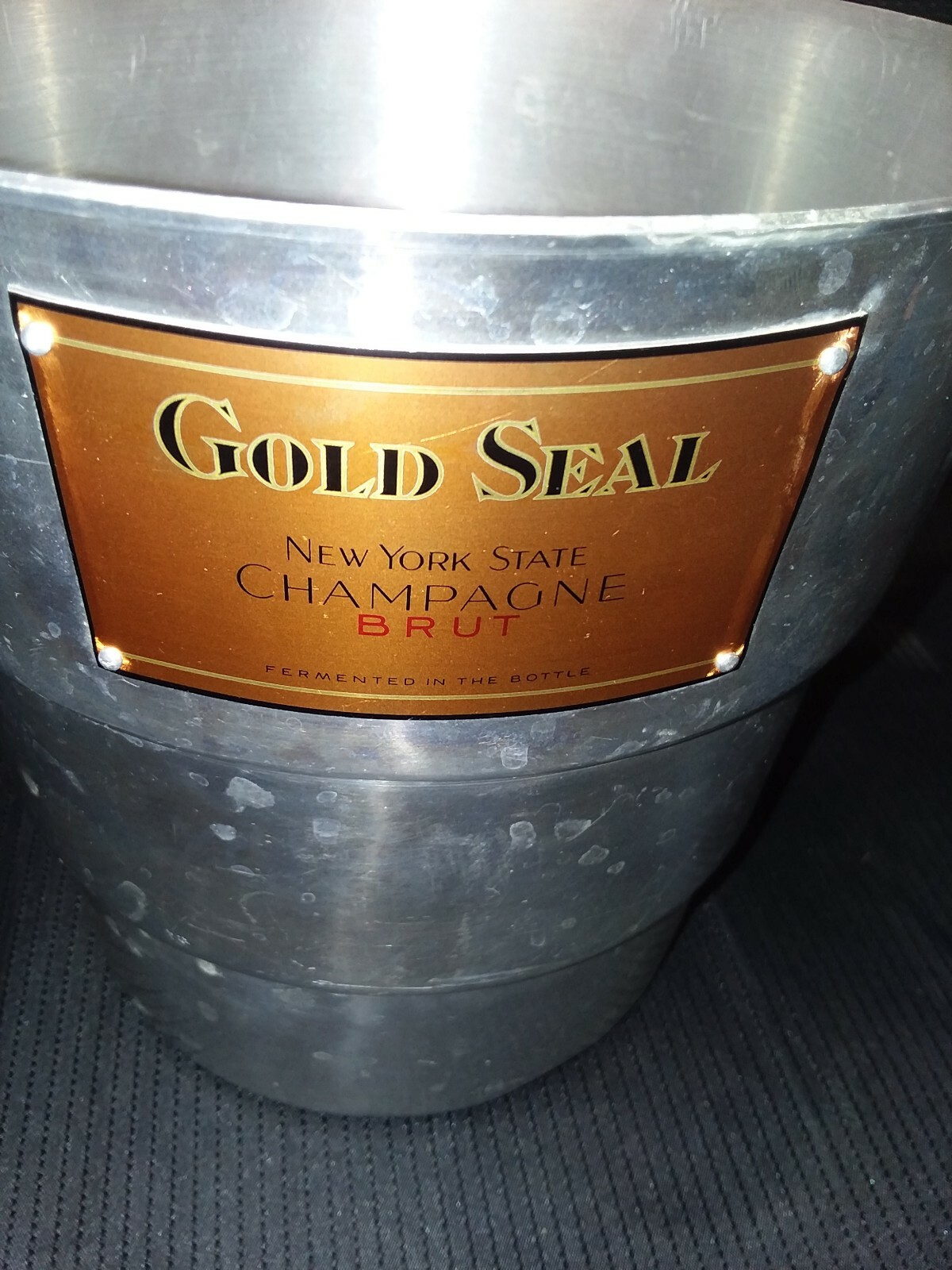 Vintage Selecta Lot New York Gold Seal Champagne Bucket Made In Belgium ...