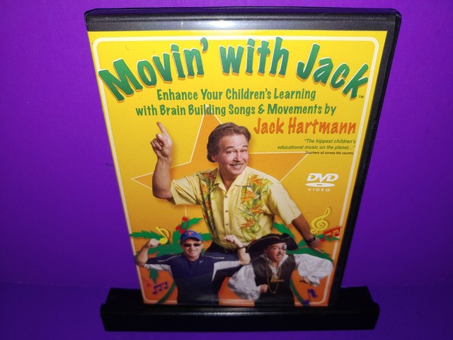 Movin With Jack Hartmann Children's Learning & Brain Building Songs DVD ...