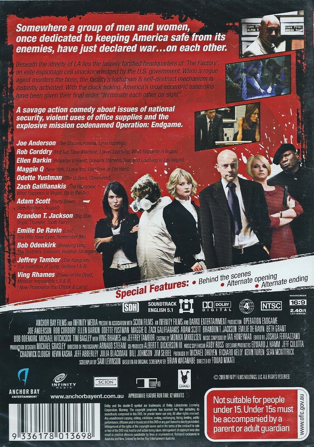 Operation: Endgame DVD 2010 Rogues Gallery - Action Comedy B Movie ...