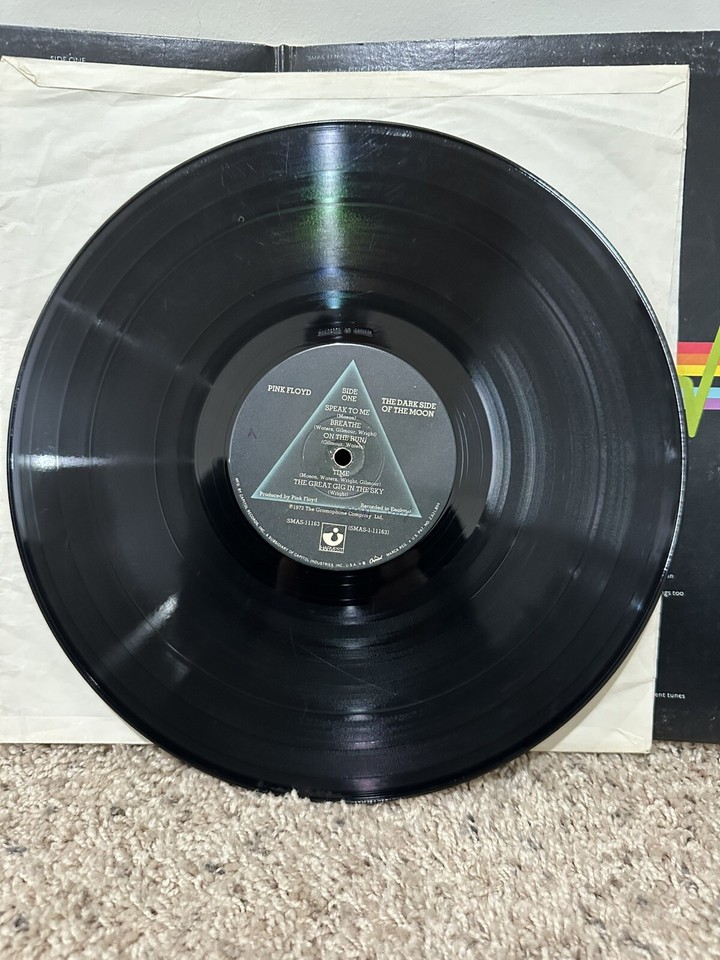 Pink Floyd Dark Side Of The Moon SMAS-11163 33RPM Vinyl Lp Vintage | eBay
