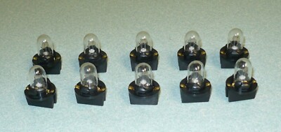 10 NEW PACHISLO SLOT MACHINE #400 24V LIGHT BULBS / BASES - READ ...