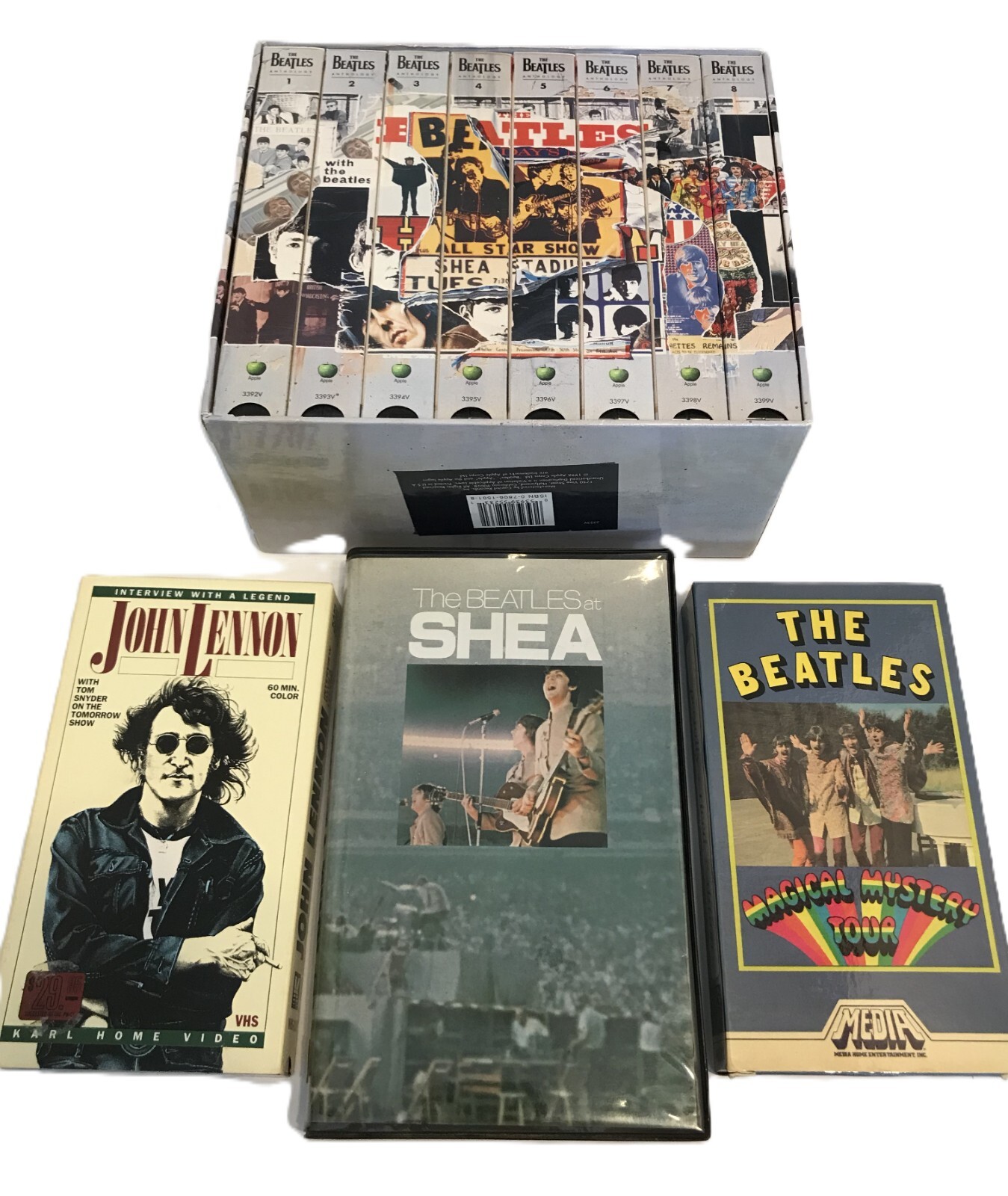 Beatles VHS tapes Collection - Beatles at Shea, Anthology, Mystery Tour ...