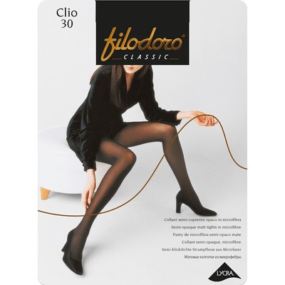 Collant donna semi coprente in microfibra Filodoro Clio 30 | eBay