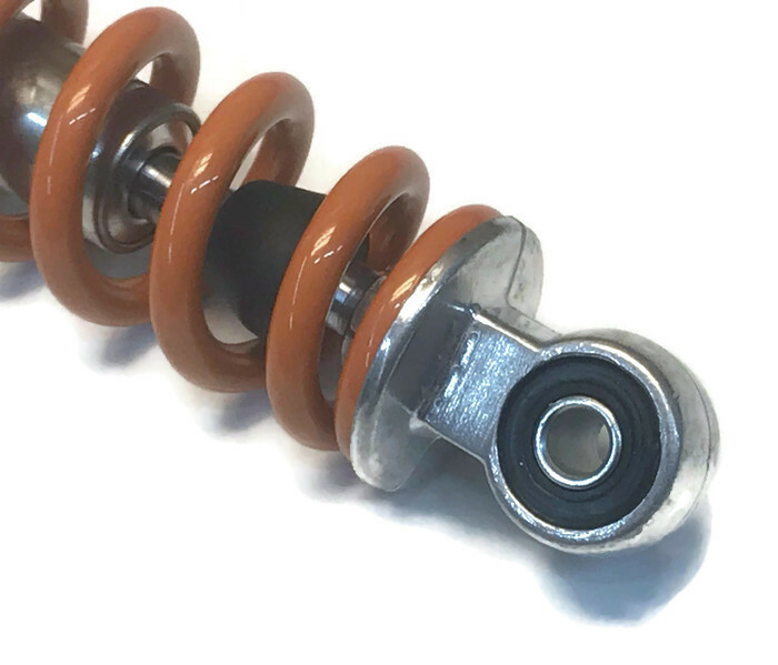 (2) 195mm Mechanical Shock Absorber 8mm ID for Go Kart Cart Minibike ...