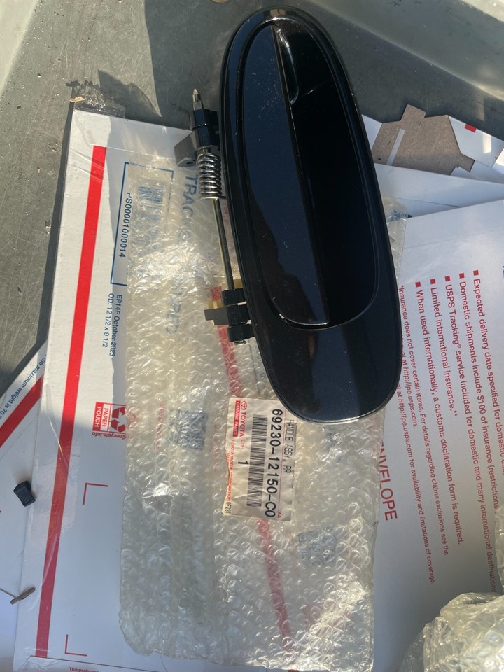 Genuine Toyota Rear Right Outside Handle For Toyota Corolla 69230-12150 ...