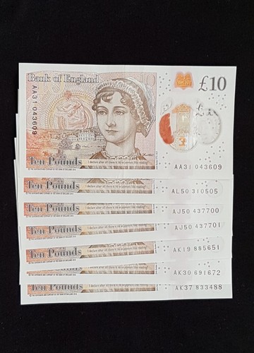 RARE AA £10 UK BANK NOTES FIRST RUN EXCELLENT CONDITION | eBay UK