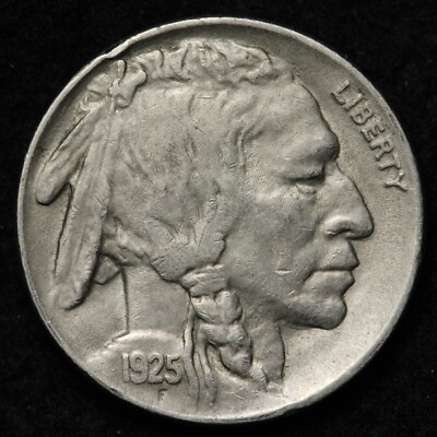 1925 Buffalo Nickel CHOICE AU E215 UVCL | eBay