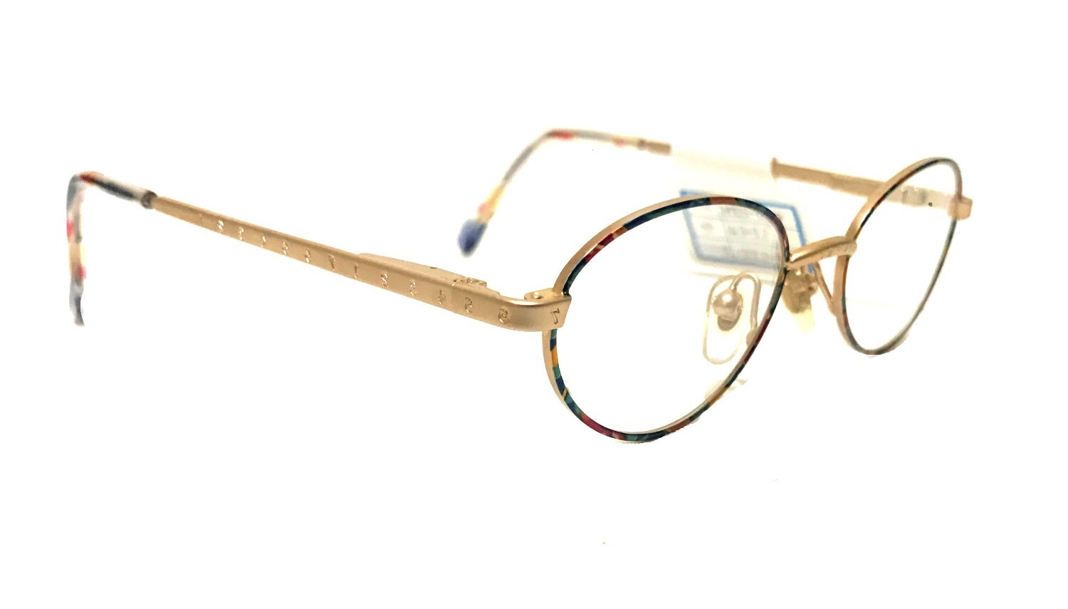 Wing Shing MTS-699 Full Rim Eyeglasses Frames 43-17-125 Gold Multi ...