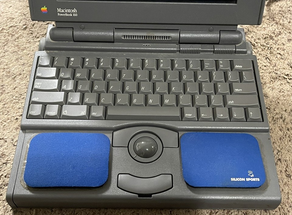 Rare Vintage Apple Macintosh Powerbook 160 9.8" Screen Laptop 1992 ...