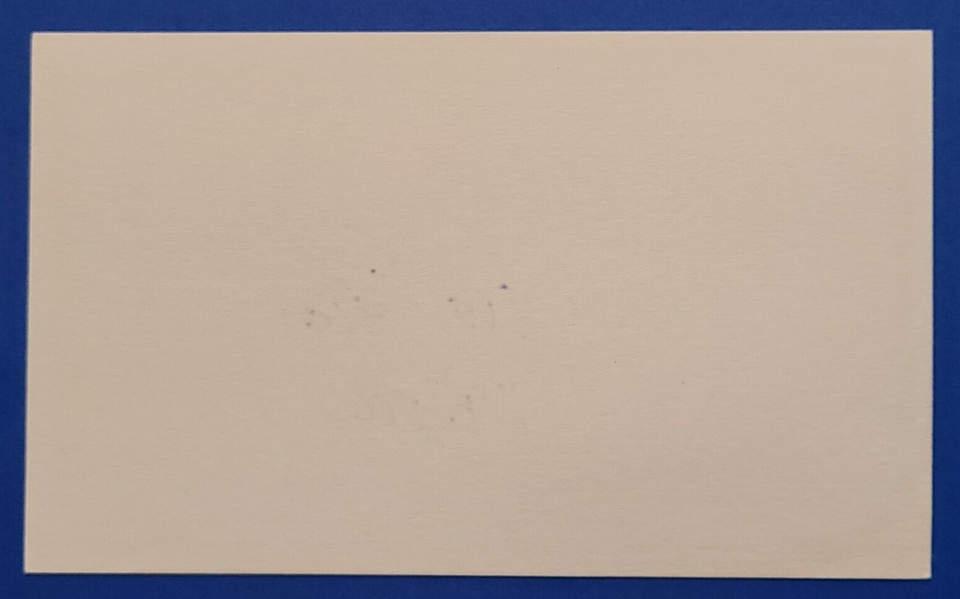 GENE ELSTON (Dec.) (HOF) Hand Signed 3 x 5 Index Card Astros Autograph ...