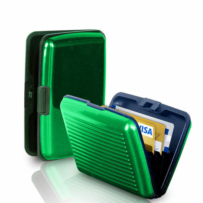 Men Women RFID Blocking Credit Card Holder Pocket Purse Case Security ...