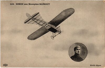 PC AVIATION PILOT AVIATOR SIMON MONOPLAN BLERIOT (a40600) | eBay