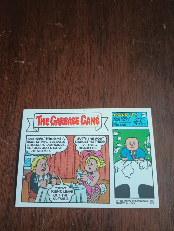 1988 Topps Garbage Pail Kids (12th Series) #499b Please Give Me A Homer ...