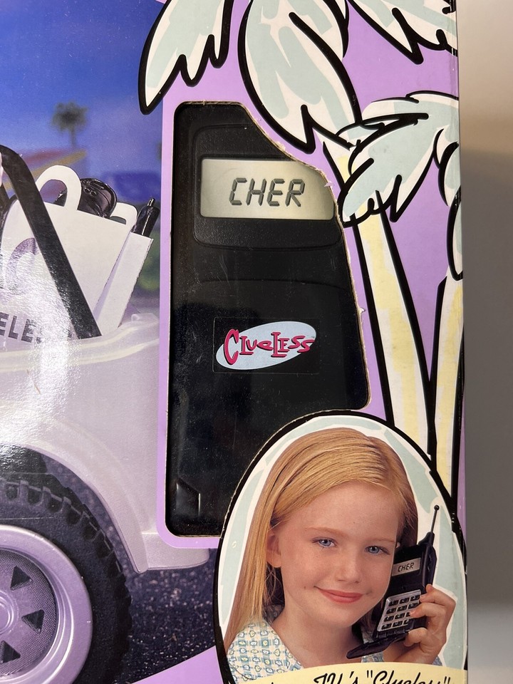MATTEL DOLL PLAYSET CLUELESS CAR 4 WHEELER JEEP CHER PHONE 1996 Barbie ...