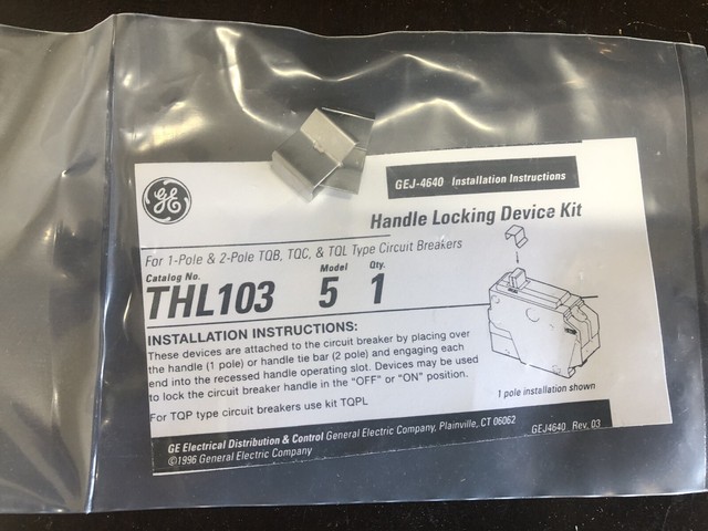 Buy General Electric GE THL103 Model 5 Handle Locking Device online | eBay