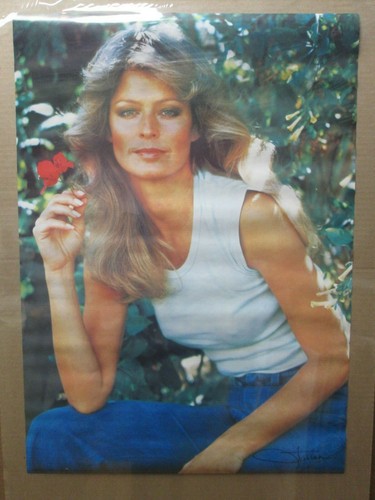 Vintage Poster Farrah Fawcett Flower actress 1977 Inv#4831 | eBay