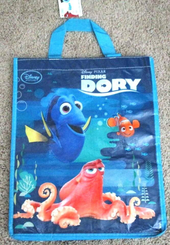DISNEY PIXAR FINDING DORY TOTE BAG FROM DISNEY STORE WITH TAG REUSABLE ...