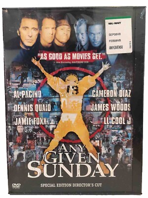 Any Given Sunday (DVD, Special Ed. Director’s Cut Pacino Watermarks New ...