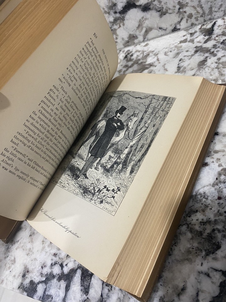 The Count of Monte Cristo Book hardcover Vol 1 and 2 | eBay