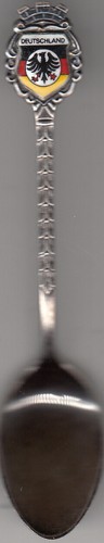 Germany-[Antiko 100 Silverplated Spoon 1970s]-Germany Souvenir Spoon | eBay