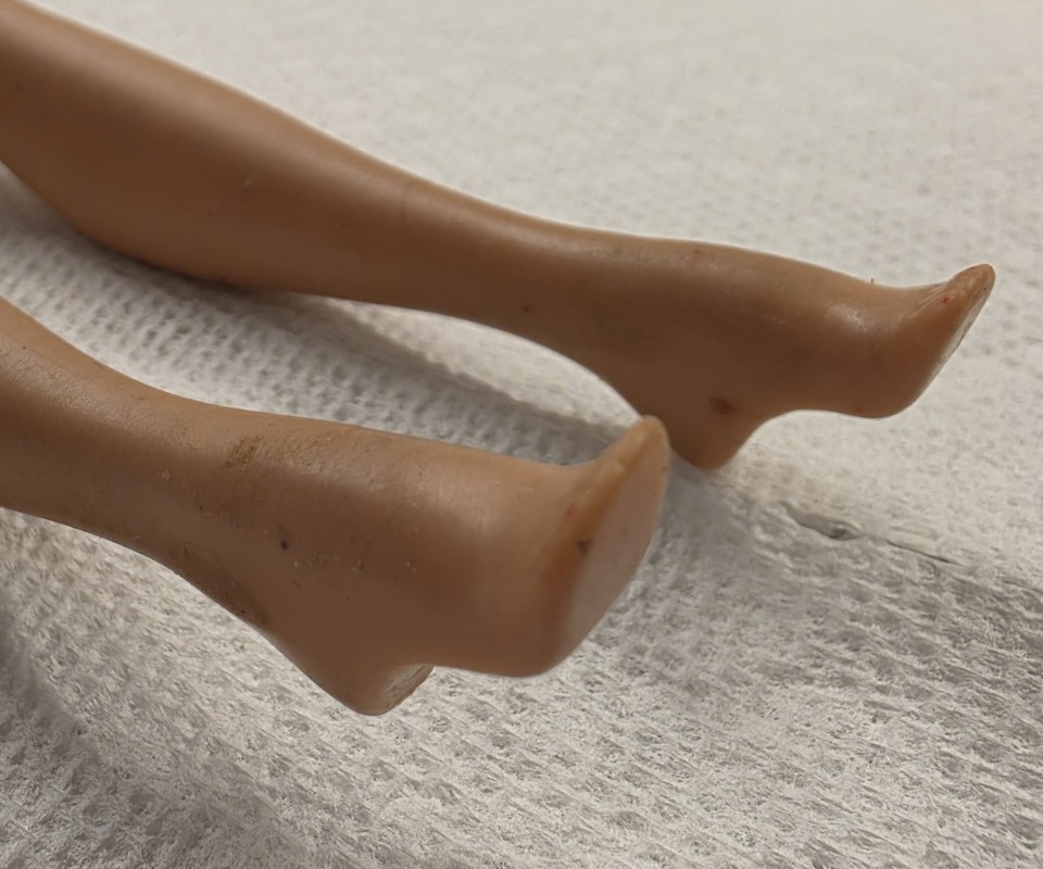 Vintage barbie 1961 Mattel # 5 blonde pony tail Greasy Face | eBay